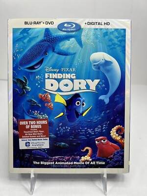 Finding Dory Disney Pixar Blu-ray + DVD + Digital 2016 With Slipcover ...