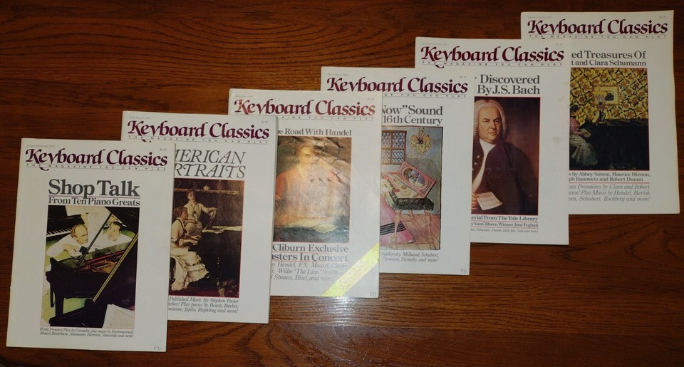Keyboard Classics 3 years 18 issues 1985-87 The Magazine you can play ...