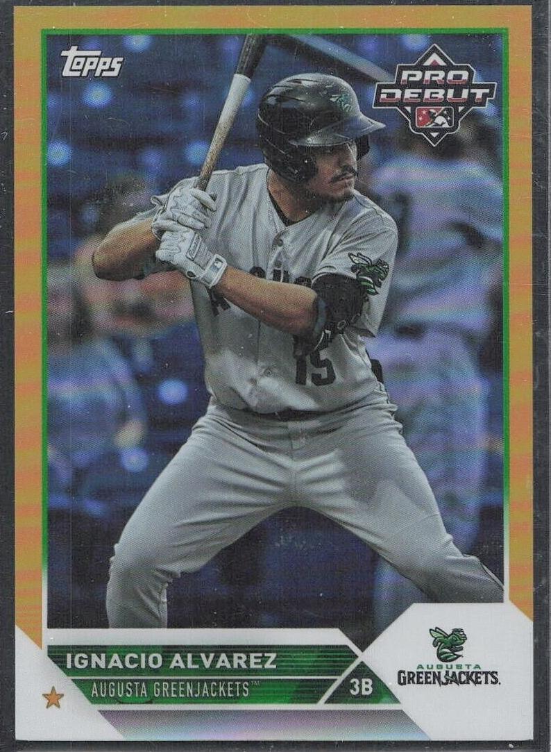 2023 Topps Pro Debut - Nacho Alvarez Jr. #PD-106 Gold Foil /50 (RC) for ...