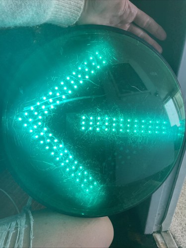 12” LED Green Arrow Traffic Signal Light Module, Used Working | eBay