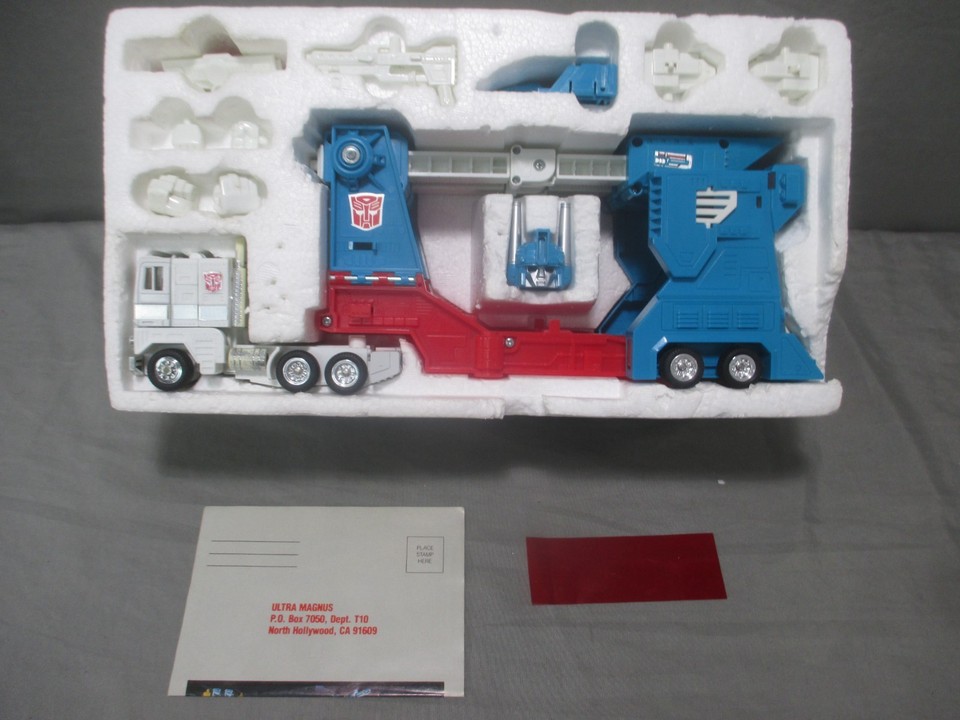 Transformers G1 ULTRA MAGNUS Nearly Complete w/ Box 1986 Vintage Takara ...