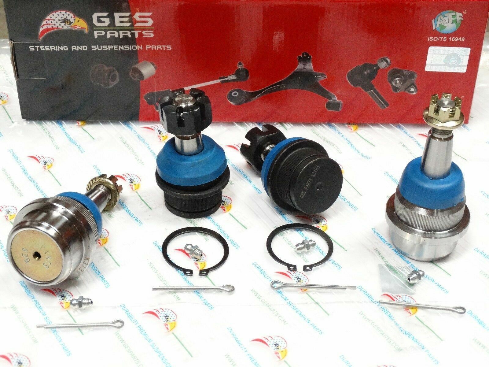 4 Front Ball Joints For 1999-2004 Jeep Grand Cherokee 2007-2017 ...