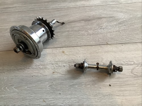 1962 Sturmey Archer Rear Dynohub + Front Hub With Raleigh Logo Not Bad ...