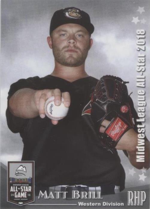 2018 Grandstand Midwest League All-Star Game - Matt Brill (RC) for sale ...