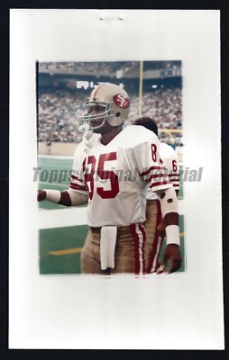 Mike Wilson ROOKIE SF 49ers 1986 Topps Original Unused Photo 5x8 Vault ...