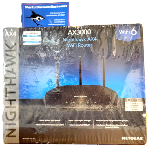 NETGEAR Nighthawk AX4 4-Stream AX3000 WiFi Router RAX36S-100PAS - FAST ...