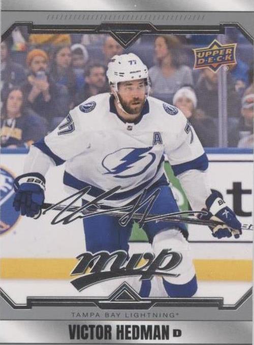 2024-25 Upper Deck MVP - Victor Hedman #170 Silver Script for sale ...