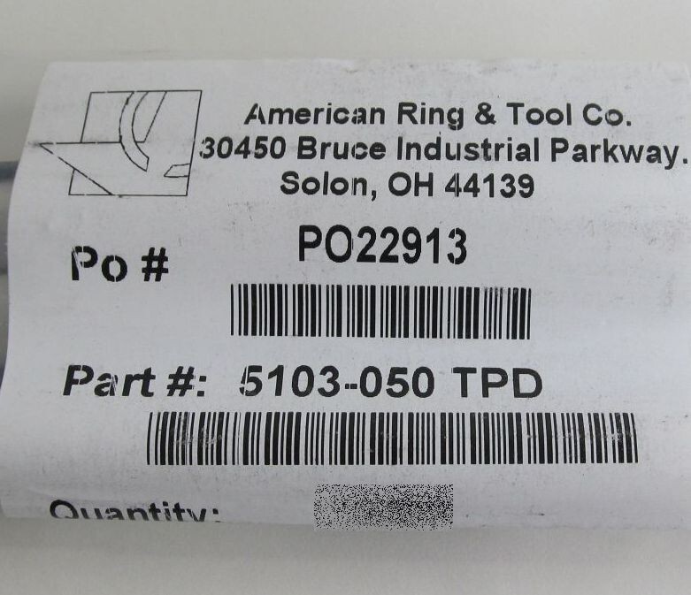 200x AMERICAM RING & TOOL 5103-050 CRESCENT RETAINING RING FOR SCHLAGE ...