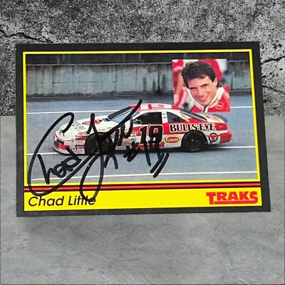 Chad Little BULLSEYE FAST FEVER RACING VINTAGE autographed card 1991 ...