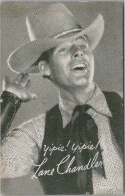 Vintage 1940s LANE CHANDLER Mutoscope Arcade Card / Cowboy Western Actor -Unused | eBay