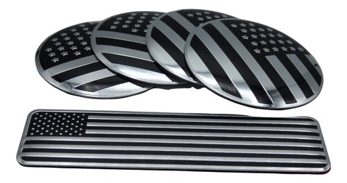 American Flag Wheel Center Cap Decal Stickers 2.2" 56mm + matching Flag ...