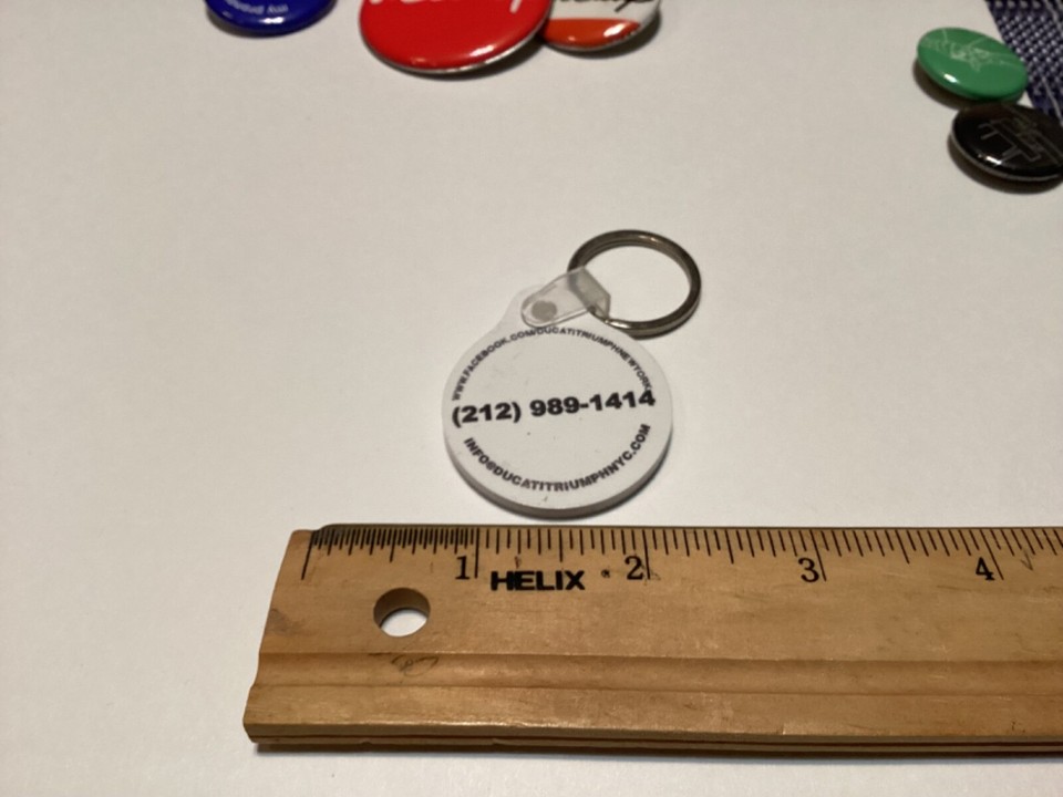 Ducati Triumph NYC key fob key holder keyring | eBay