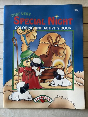 Landoll’s 1993 Christmas Coloring & Activity Book That Very Special ...