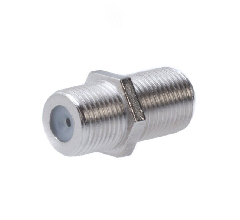 RG6 RG59 Female to Female Coax Coupler 1 GHz F-Type F81 Barrel Coax ...