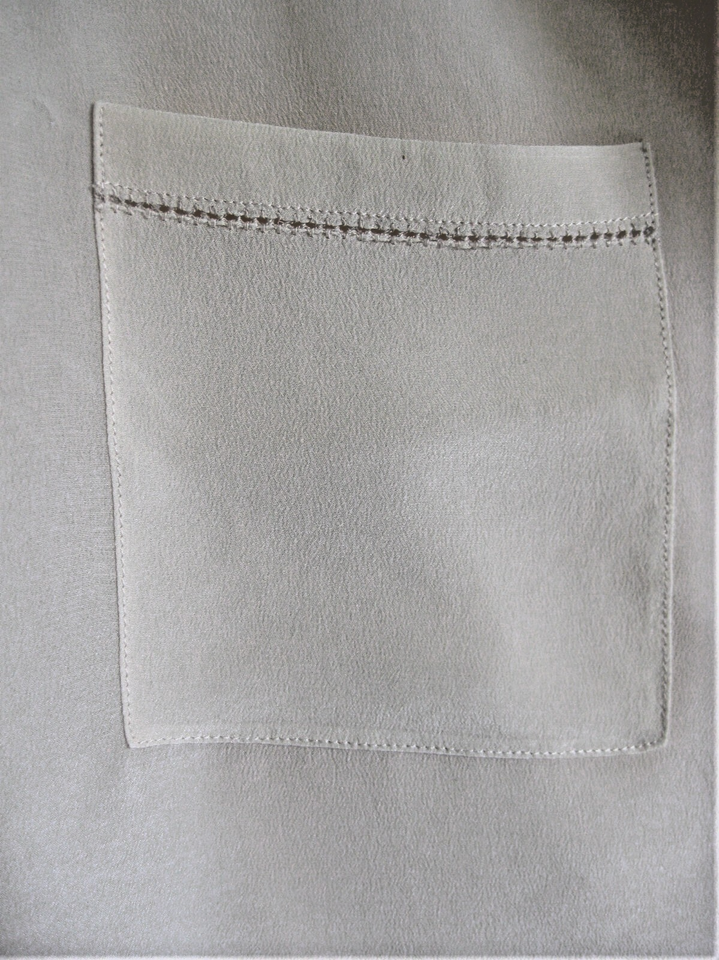 Massimo Dutti Half Button Silk Front Top Pastel Color Size XS Feminine ...