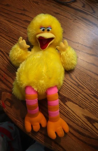 Applause Sesame Street Big Bird Plush Hand Puppet Doll 20" Tags (VG+ ...