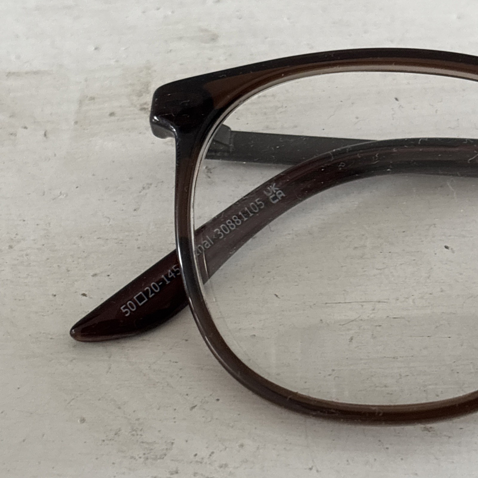 Specsavers Cathal Black Brown Glasses Round Frames 30881105 50 20 145 ...