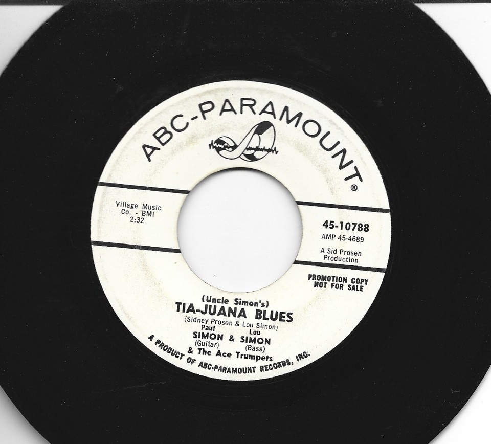 TEEN 45 -SIMON & GARFUNKEL - THAT'S MY STORY - HEAR 1966 PROMO ACE | eBay