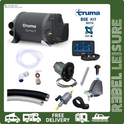 🔥 Truma Combi D6E Diesel & Electric Air + Water Heater Kit – With iNet ...