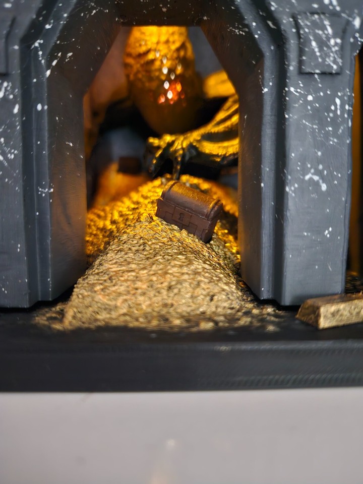 Lotr Book Nook, Erebor, Smaug and Thorin, Hobbit Book Nook | eBay