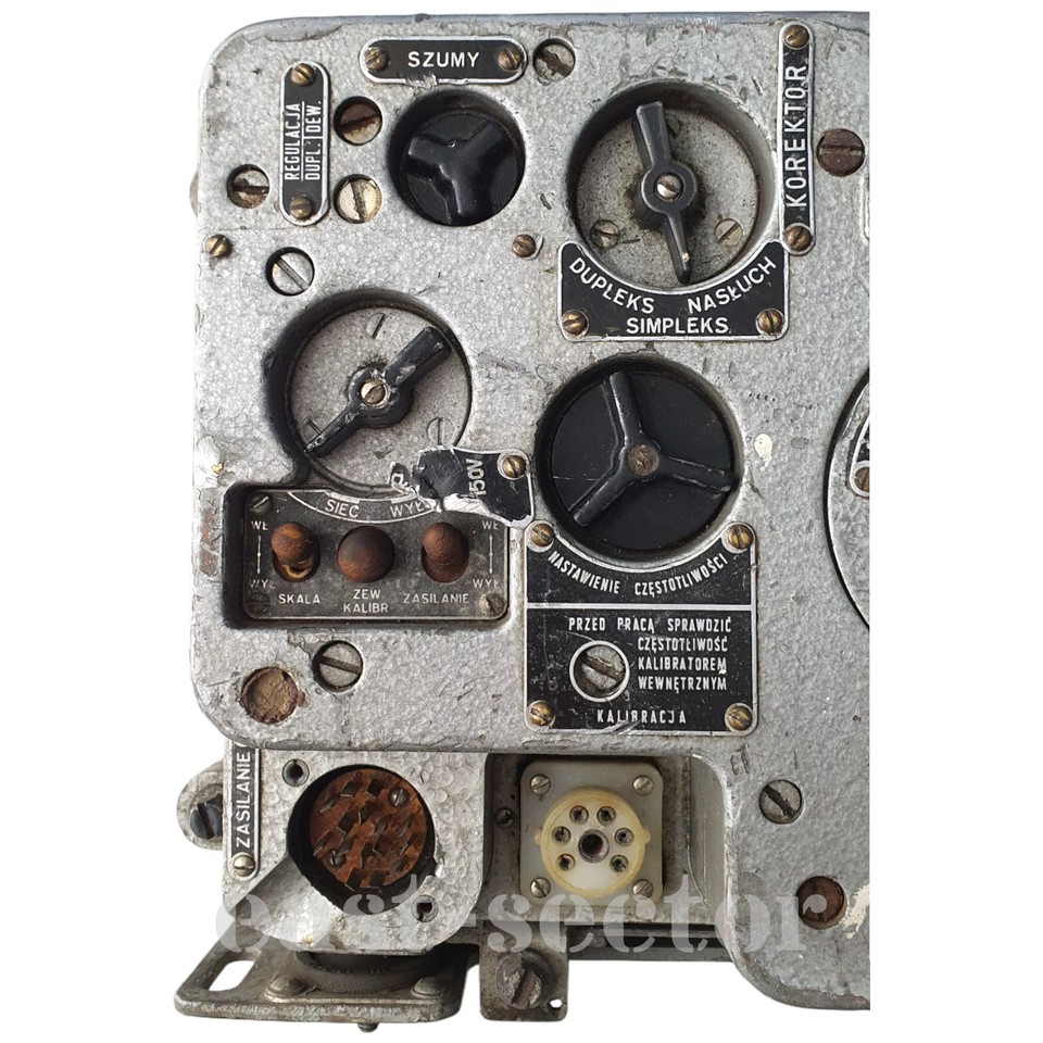 Rare R-123 Soviet Russian Tank Radio Station Polish Version Cold War ...