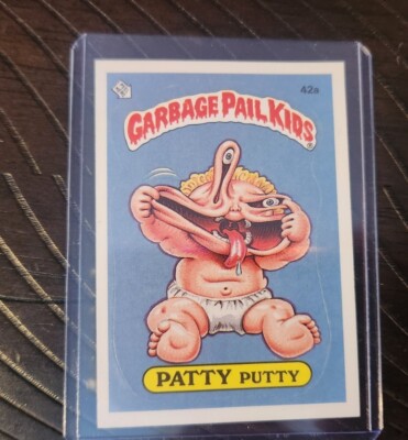 Garbage Pail Kids - 1985 - Series 2 - Patty Putty - 42a - Spaz Award ...