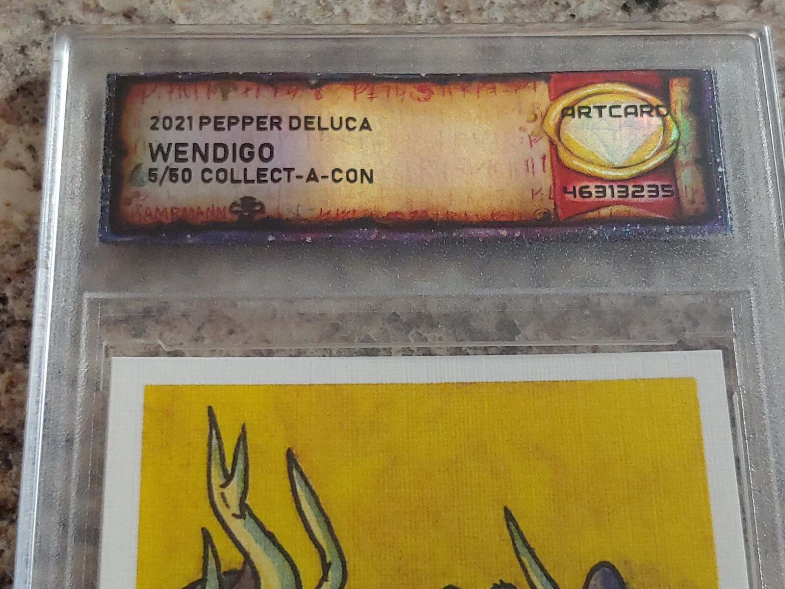 Metazoo - Wendigo - 2021 Art Card 5/50 Pepper Deluca Collect-A-Con ...