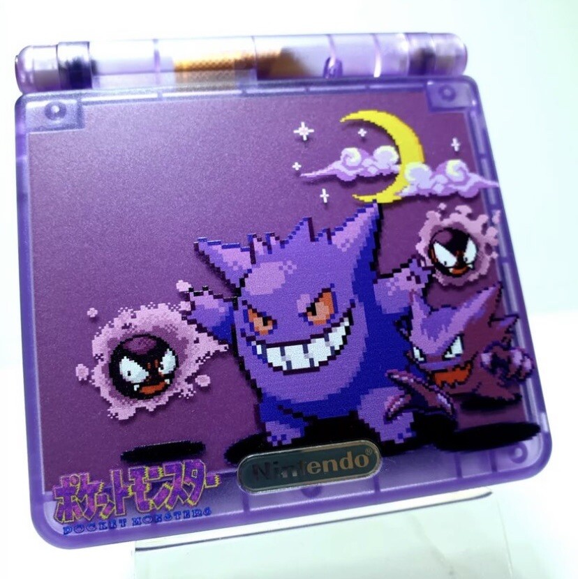 Gameboy Advance Sp Console Gengar Edition UV Printed IPS Screen PRE ...