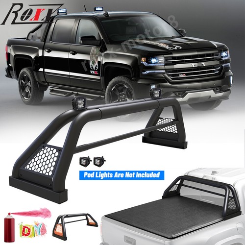 For 1999-2025 Chevy Silverado/GMC Sierra Truck Bed Sport Roll Bar Chase ...