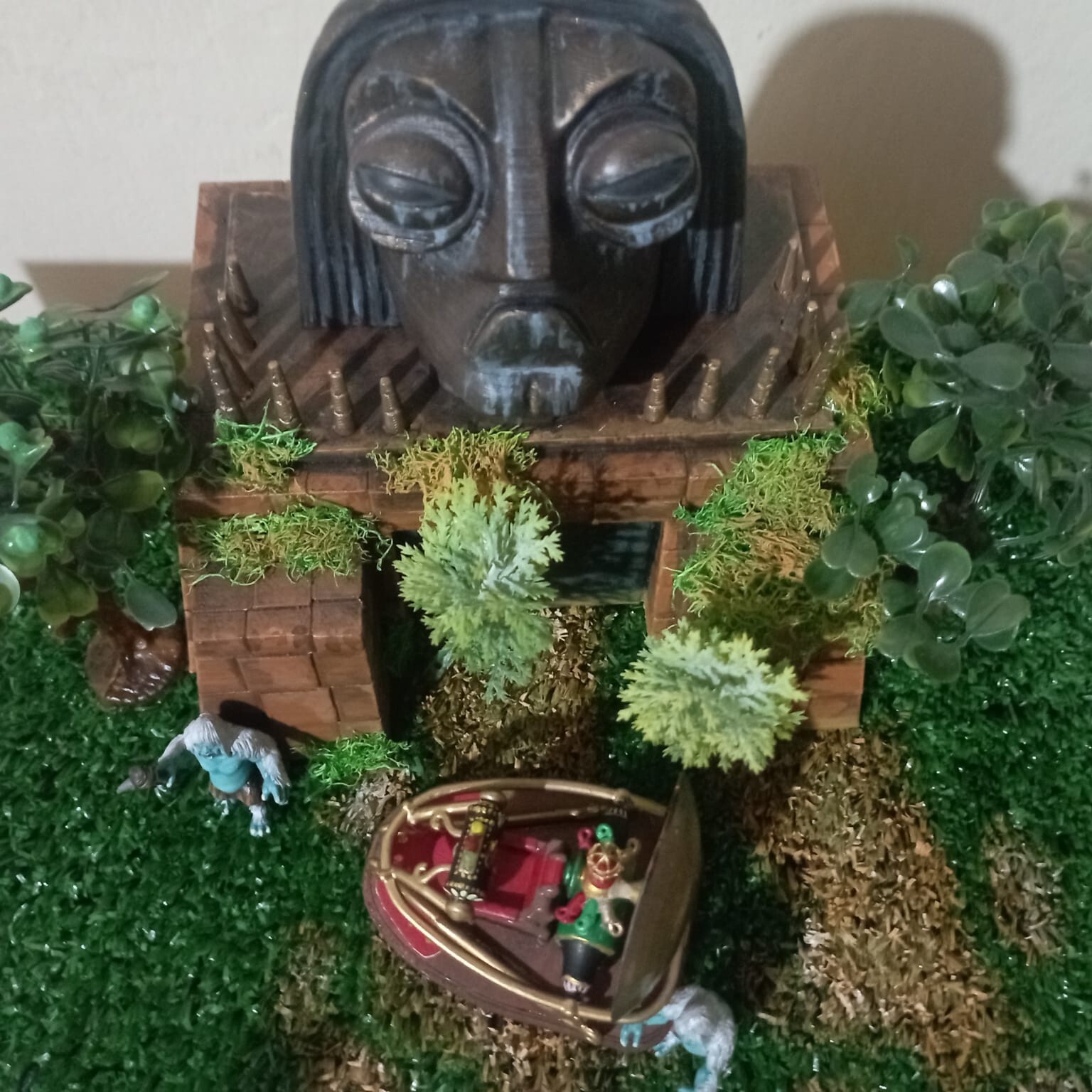 The H.G. Wells Time Machine and Morlock Sphinx Diorama 1/58 Scale ...