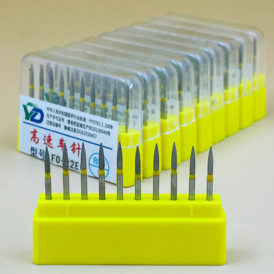 10-500 Dental Diamond Burs FO-22EF Medium FG 1.6MM for High Speed Handpiece | eBay