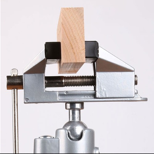 360 Rotating Bench Clamp Vises Grinder Holder Drill Stand Aluminum ...