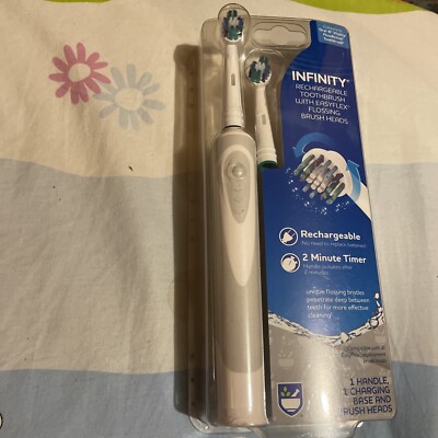Infinity Rechargeable Electric Toothbrush - EasyFlex Brush Heads Brand ...