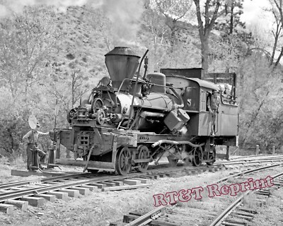 Vintage Logging Steam Engine in Baker County Oregon Year 1941 8x10 ...