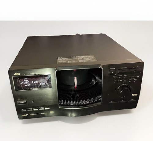 JVC 200 Disc Changer XL-MC334BK Carousel Style CD Compact Disc Player ...