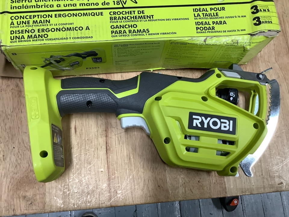 RYOBI ONE+ P2503 18V Electric Pruning Reciprocating Saw (Tool Only ...
