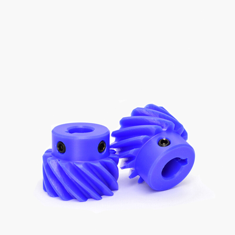 Plastic Helical Gear Mod 1/1.5 /2 45° 13-26 Teeth Nylon Motor Pinion ...