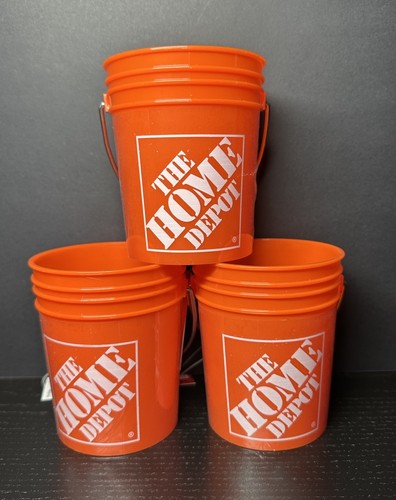 HOME DEPOT 3.75" Mini Ornament Bucket Set Of 3 (0.5-Quart) | eBay