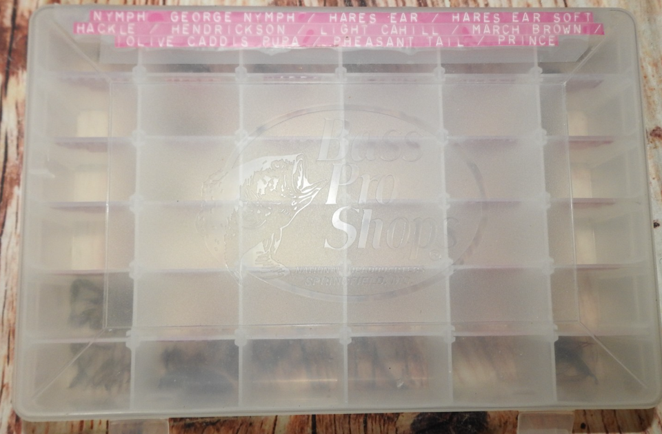 Bass Pro Shops Extreme 360 Tackle Box LOT w/500 Hand Tied Fly Fishing ...