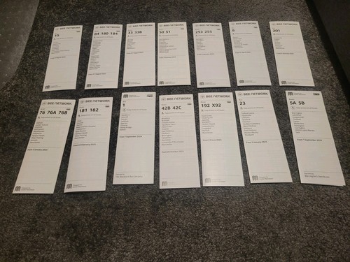 Bee Network Bus Timetable Bundle | eBay UK