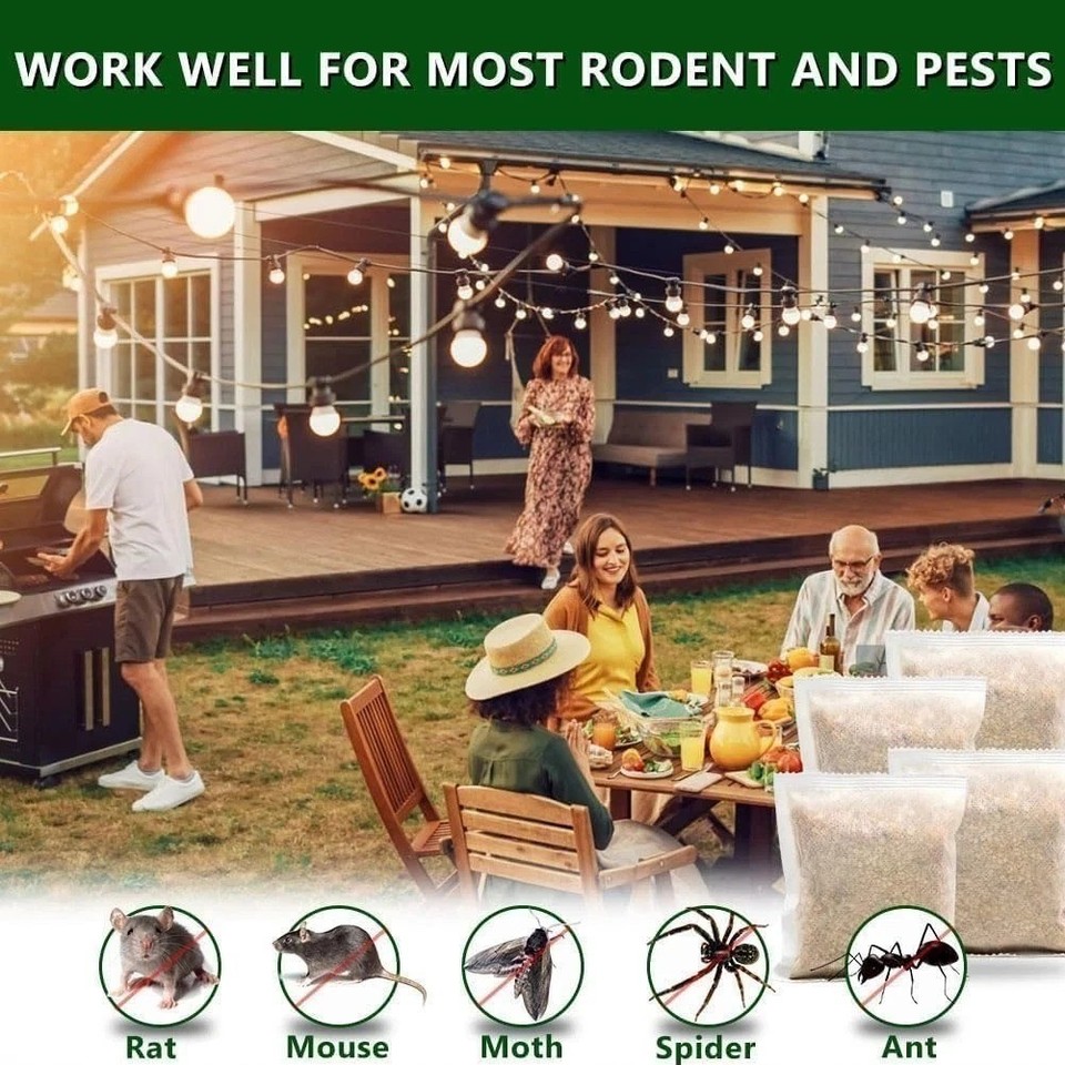 Vamoose Natural Rodent Repellent - 10 Pack Peppermint Oil - Mice & Rat ...