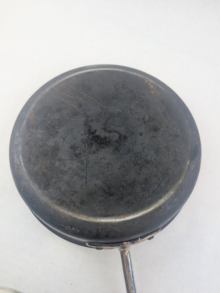All Clad LTD Stainless Steel 3QT Deep Saute 11" Skillet Pan w/ Lid | eBay