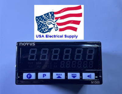8150000040 N1500 With 4 Relay Novus Universal Indicator. | eBay