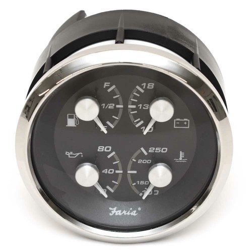 Faria Boat Multifunction Gauge GFC639A | Atlantis Blue | eBay