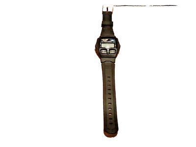 Vintage ASAHI M-379 80's Digital Watch Unisex Black Band needs new ...