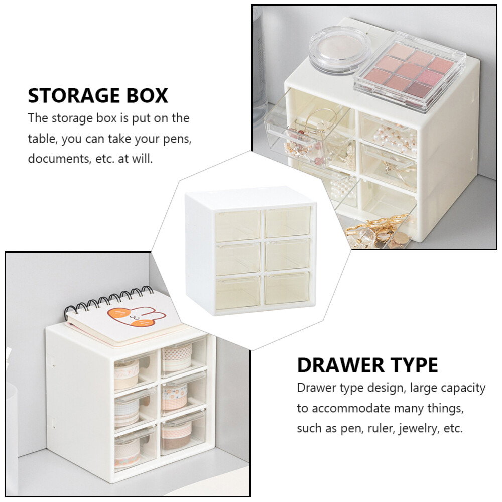 Desktop Drawer Organizer Desktop Drawer Box Multi Drawer Organizer | eBay