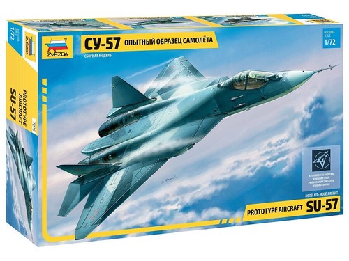 Zvezda ZV7275 Russian Fighter Sukhoi SU-57 (T-50), Model Kit Scale 1/72 ...