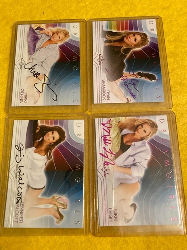 2016 BENCHWARMER DREAMGIRLS 4 CARD LOT / Autographs | eBay
