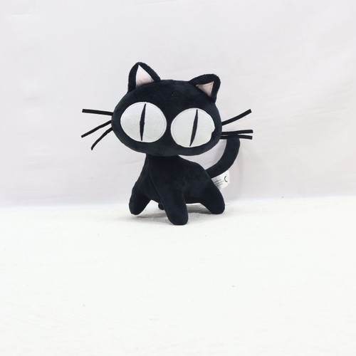 New 21cm Trigun Stampede Maximum Plush Toy Kuroneko-Sama Black Cat ...