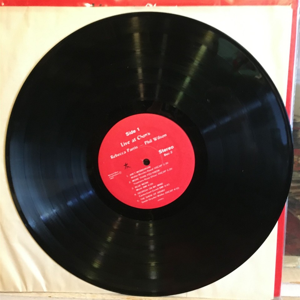 [SOUL/JAZZ]~EXC LP~REBECCA PARRIS~PHIL WILSON~Live At Chan's~[OG 1985 ...